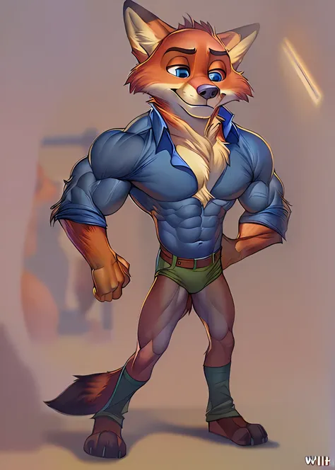 subido en e621, ((por Wildering, por Foxovh, por disney)), Zorro estrella - SeaArt AI