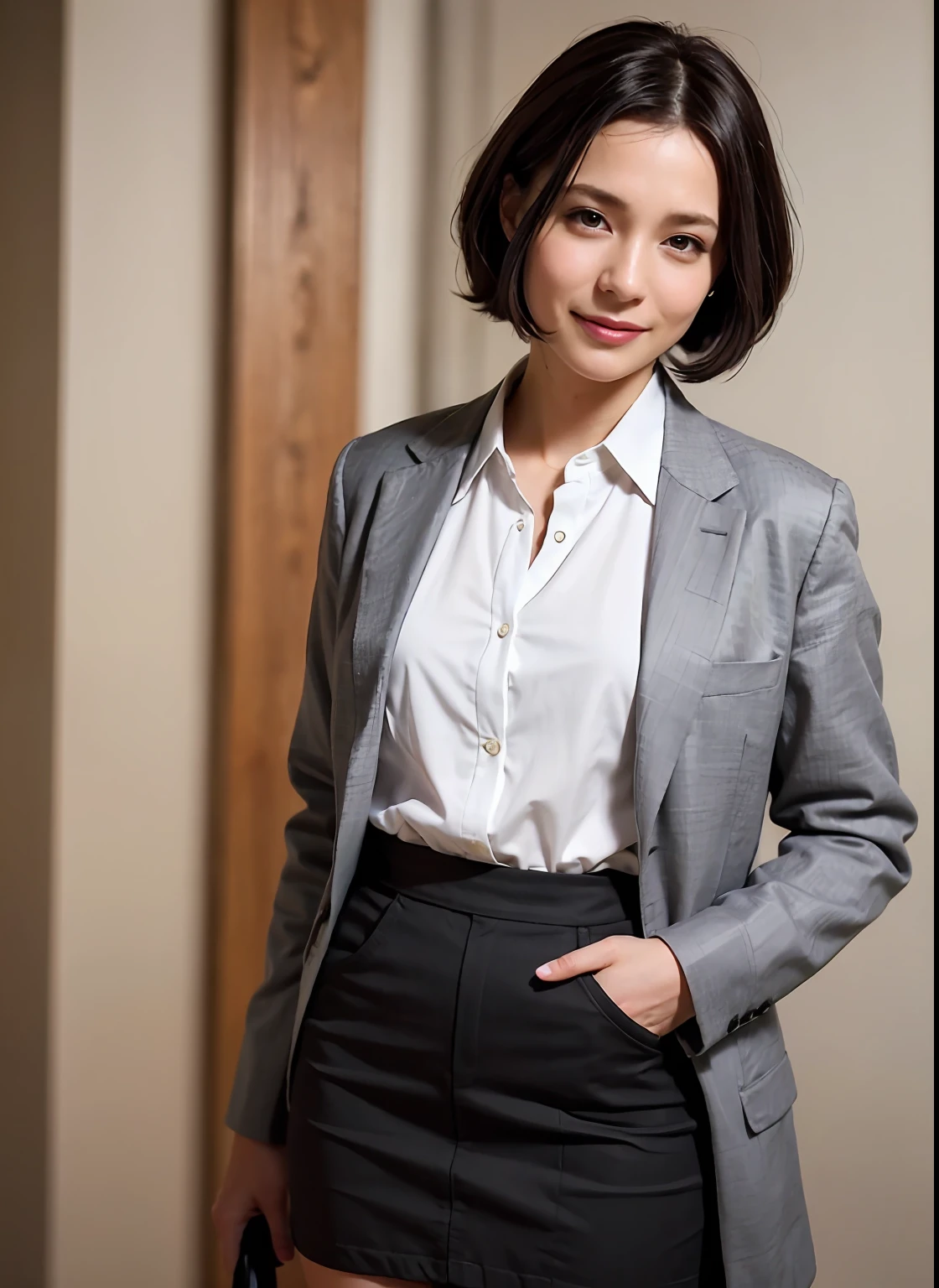 best quality, photorealistic, 8k, ((high res)), 1office lady - SeaArt AI
