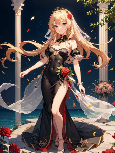 (( masterpiece)), (top-quality), (detaileds),4K resolution. 1 Girl Sharp Focus、a blond,Princess ...