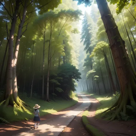 para um livro Sofia, com coragem, explained about the importance of trees for life in the forest ...