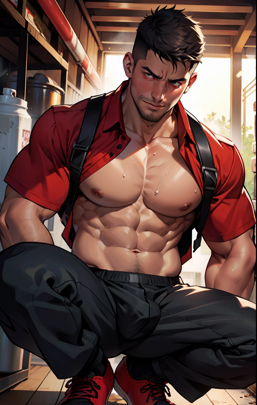 masterpiece, best quality, face, natural eyes, 1man - SeaArt AI