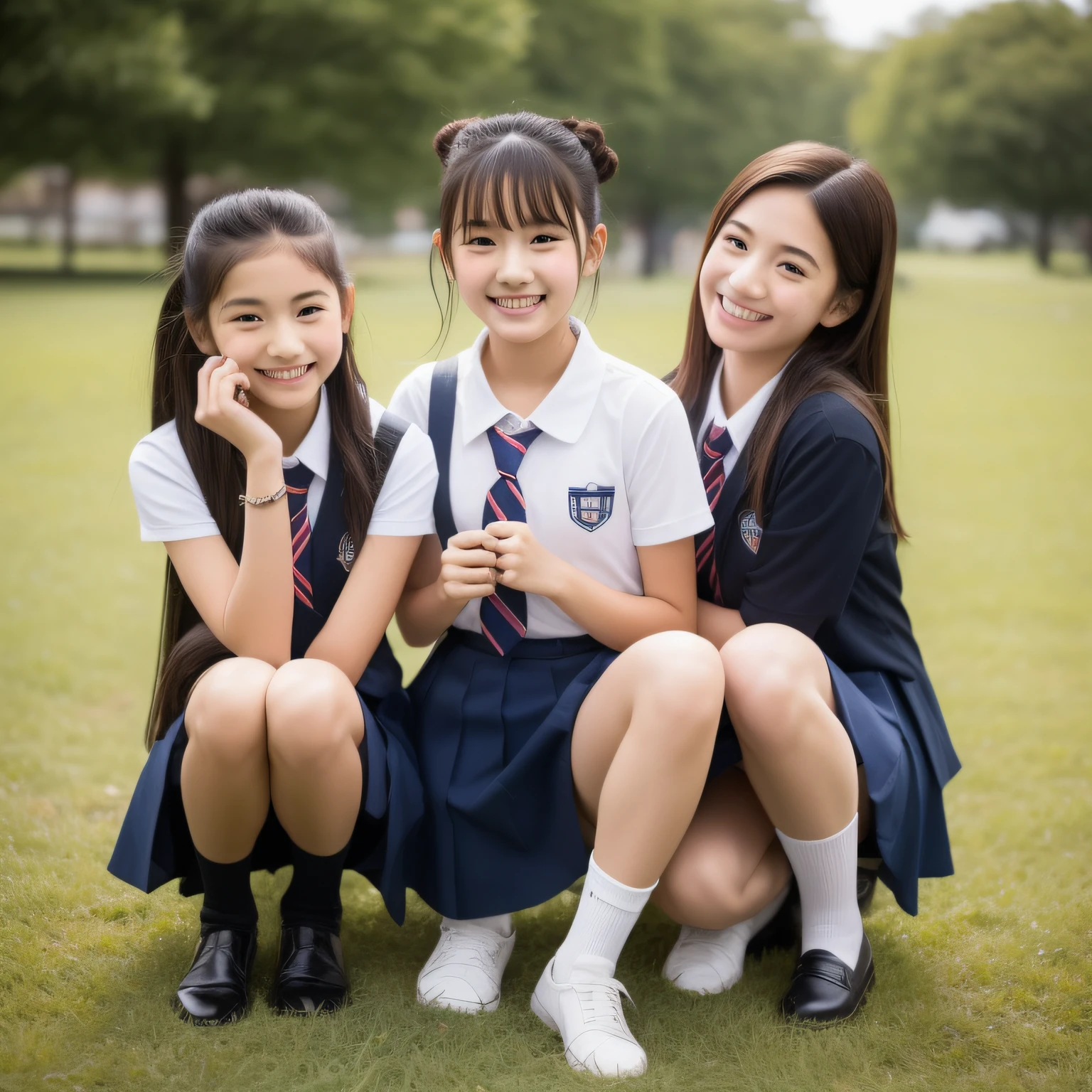 hi-school girl、cute little、Panchira - SeaArt AI