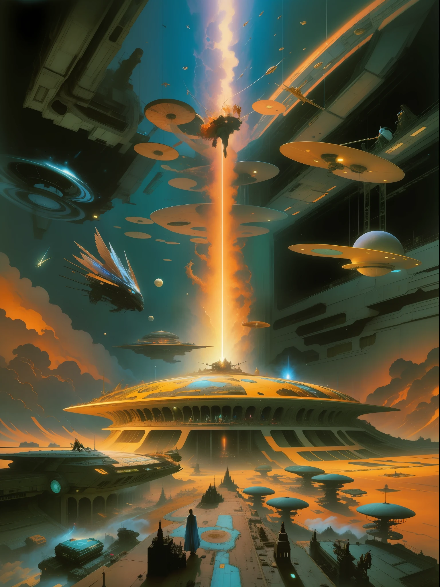 Inspirado en las legendarias obras de PETER ELSON, John Berkey, JIM ...