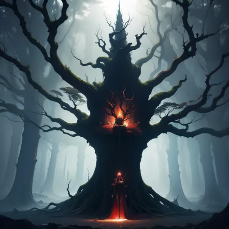 1 tree many branches ((((heads hanging from branches)))), Hell Tree ...