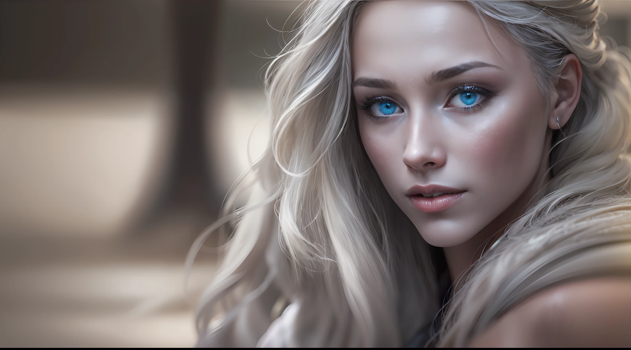 Icelandic girl. Her fair skin glows like the auroras of the Arctic sky ...