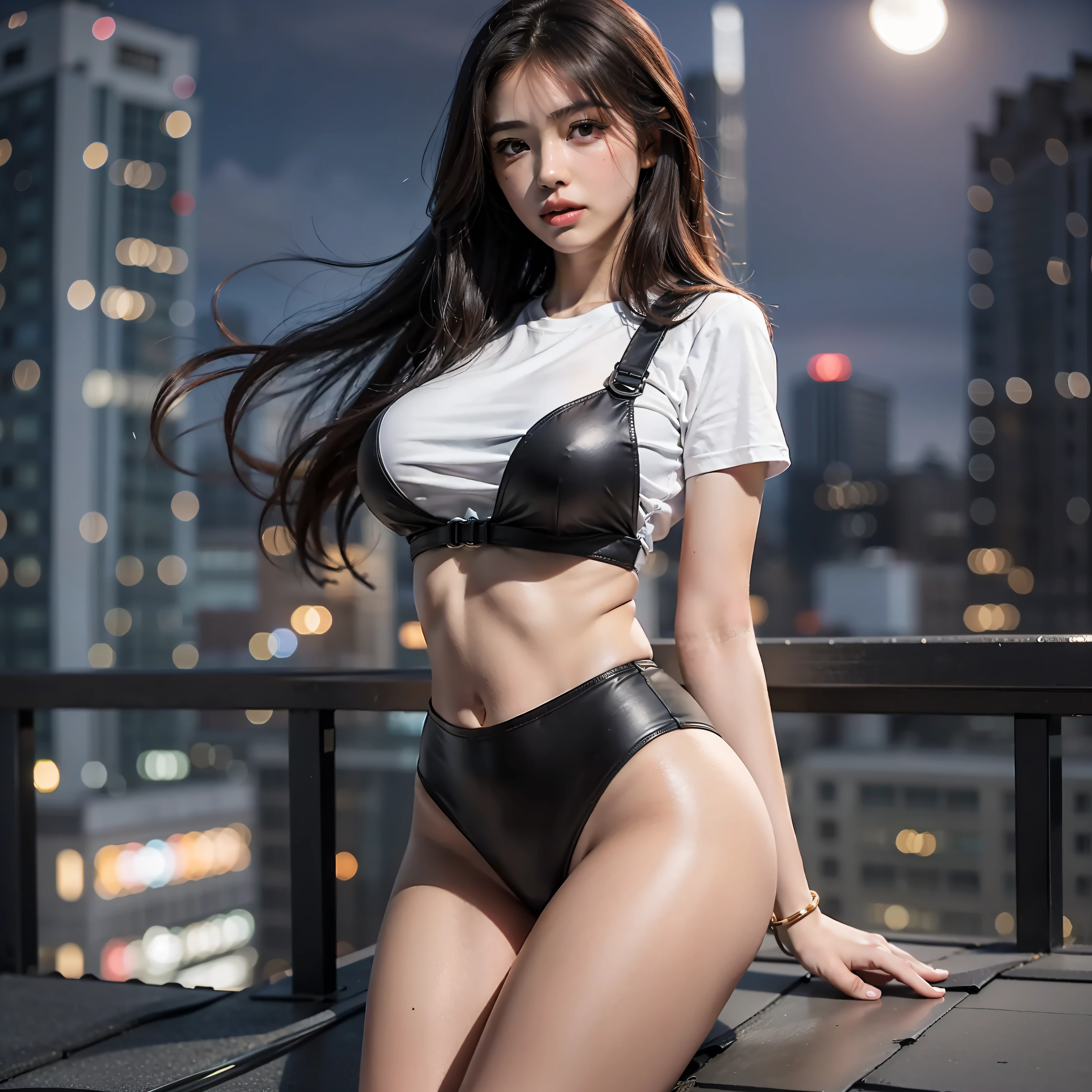 ((Midnight, Best quality, 8k, Masterpiece :1.3)), Whole body - SeaArt AI