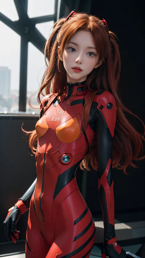 Super beautiful glowing eyes、red hairs、(((realisitic)))a picture, masterpiece, top-quality ...