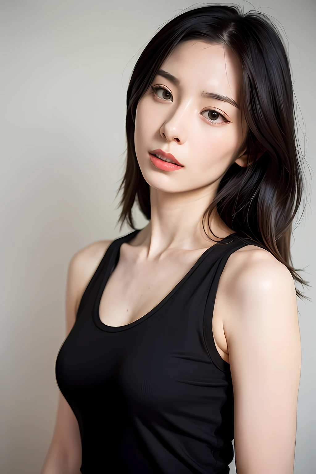 (extra detailed body、extra detailed face、best qualtiy:1.2)、femele、looking at the viewers、(Black ...