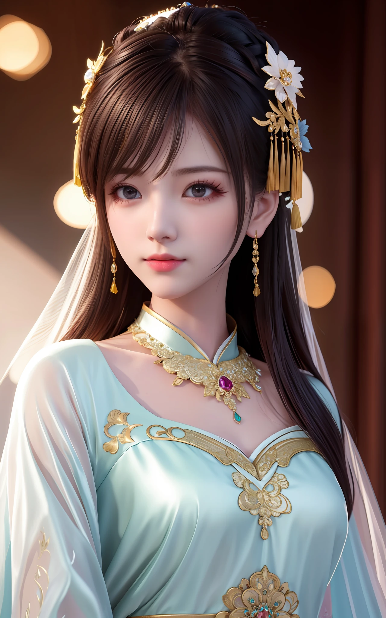 best quality, masterpiece, highres, 1girl,china wedding dress - SeaArt AI