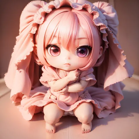 (((Chibi 3D))),Very cute and beautiful chibi anime girl//（tchibi：1.5 ...