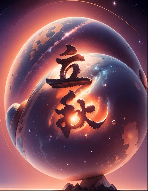 Artist's representation of Planet X highlighted, with mysterious and ...