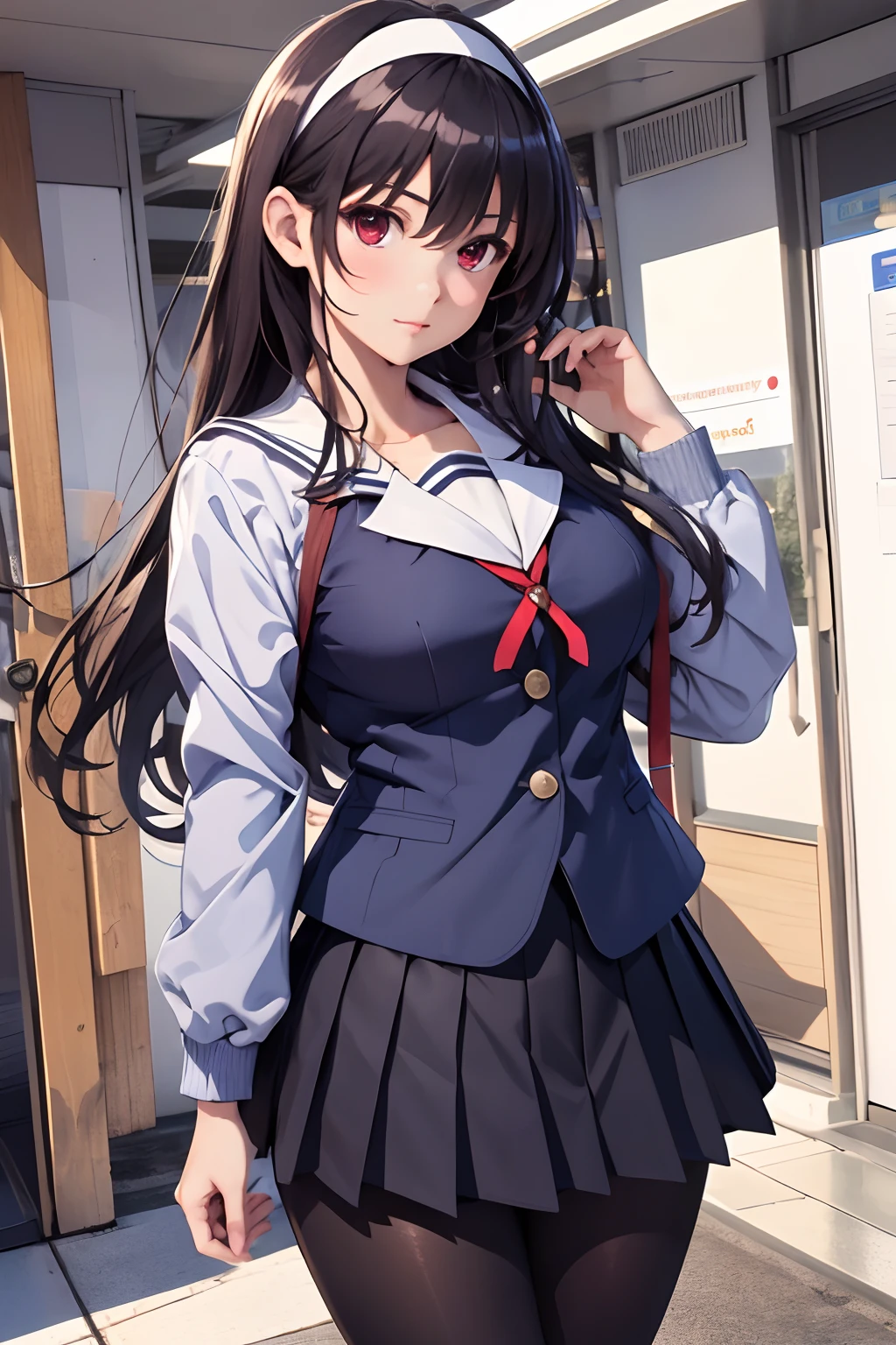 masterpiece, best quality, highres, kasumigaoka utaha, 1girl - SeaArt AI