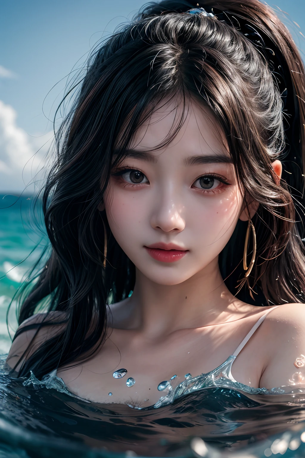 Best quality,masterpiece,ultra high res,1girl,beautiful_face - SeaArt AI