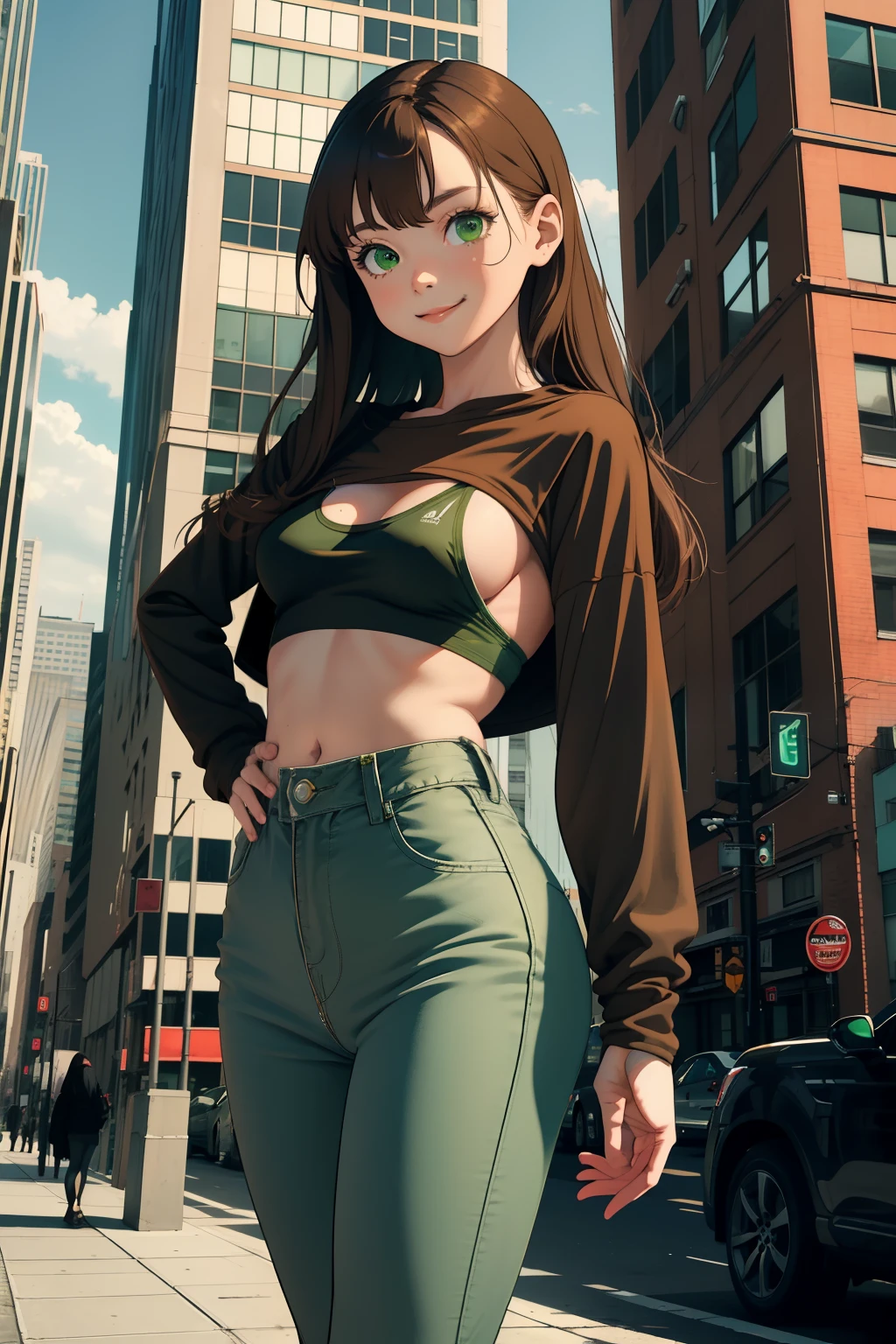 masterpiece, best quality, absurdres, perfect anatomy, 1girl - SeaArt AI