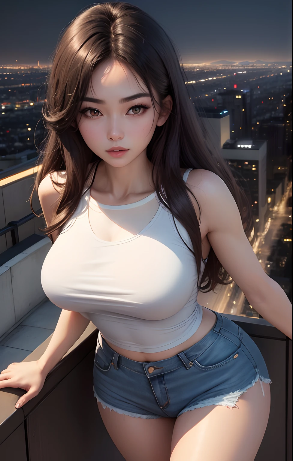 ((Midnight, Best quality, 8k, Masterpiece :1.3)), Whole body - SeaArt AI