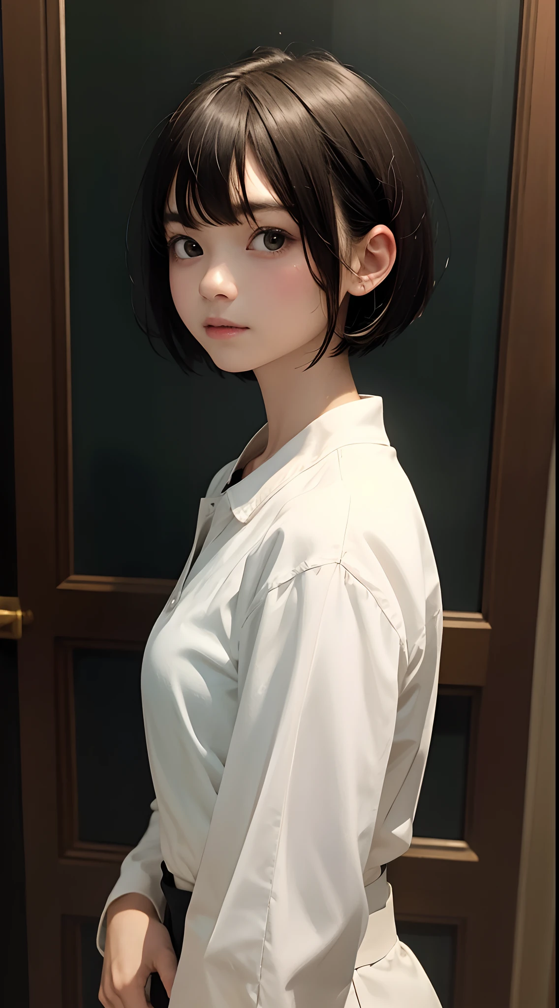 Masterpiece, top quality, 1 girl, ((short-hair)) - SeaArt AI