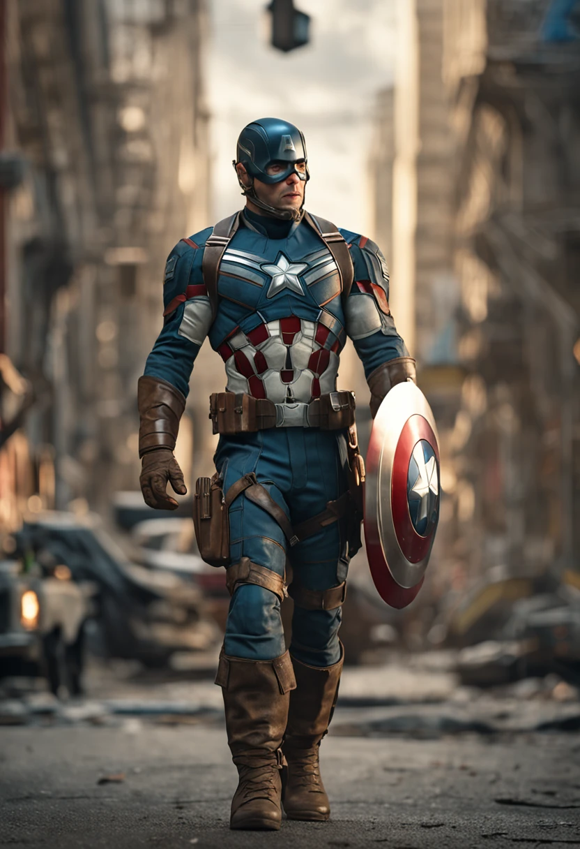 Captain america in the avengers movie - SeaArt AI