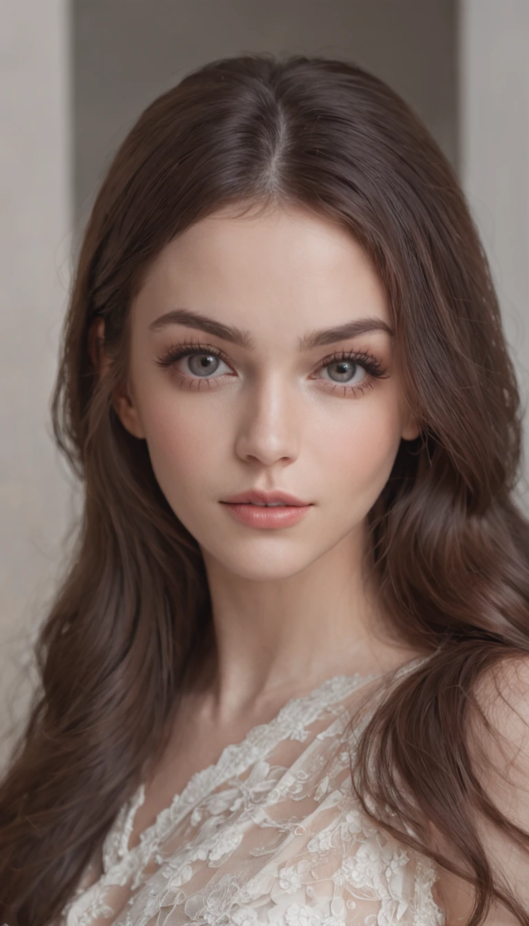 best qualityer, photograph of-realistic, 4K, Beautiful brunette girl, NSFW - SeaArt AI