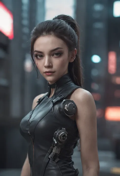 hyper realistic cyberpunk city - SeaArt AI