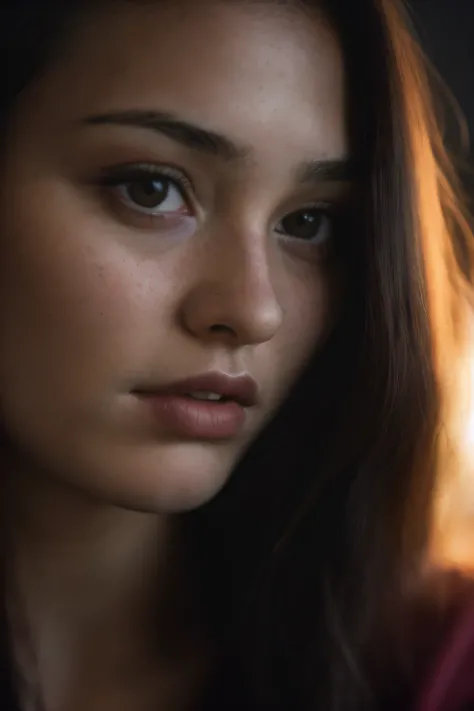Close Up Editorial Photograph Of A 21 Year Old Woman Highly