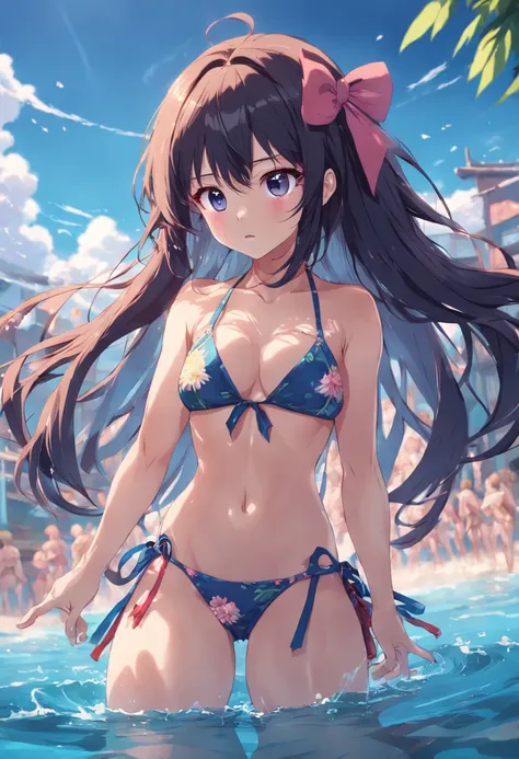 bikini cute girl - SeaArt AI