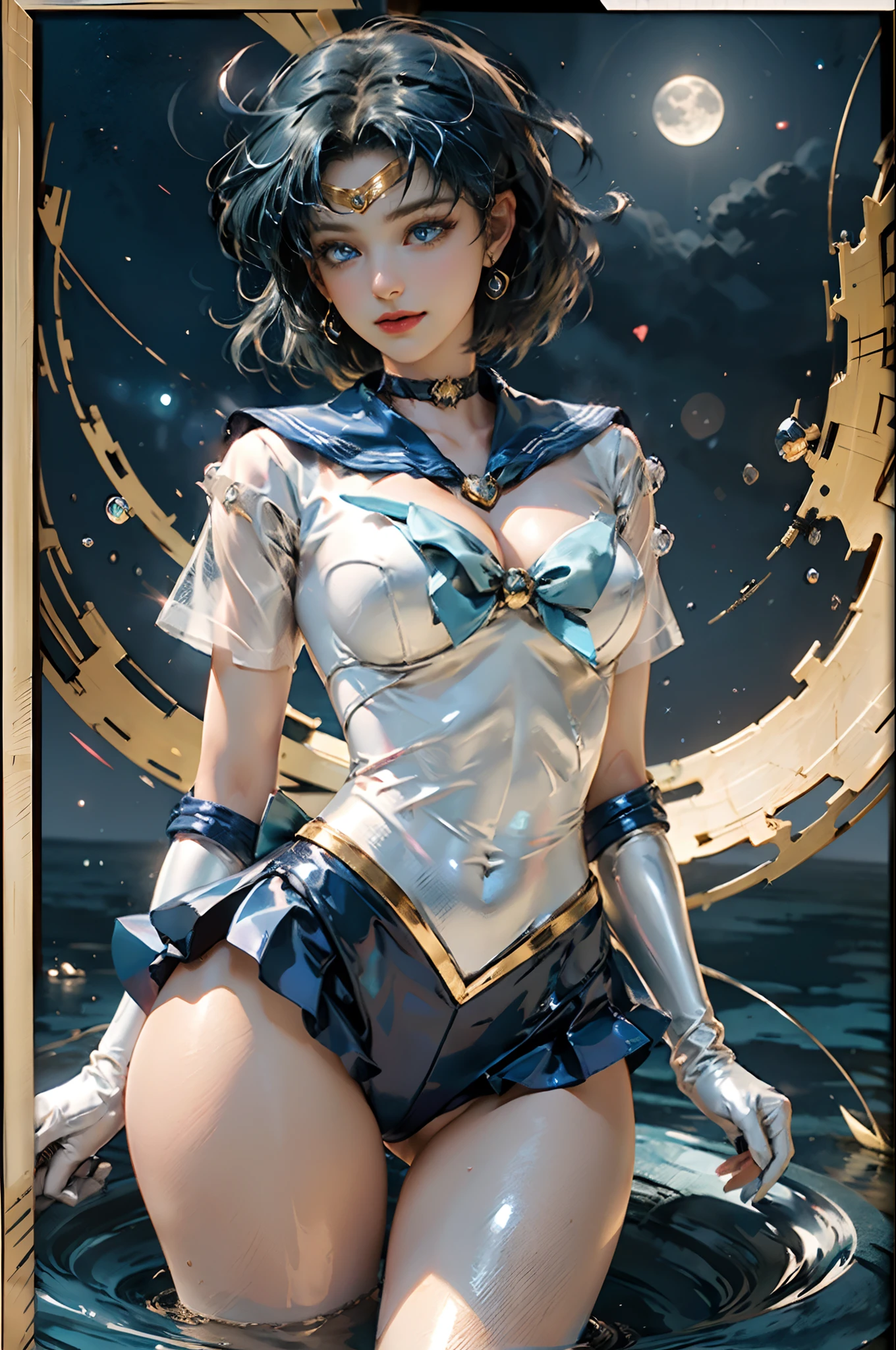 lleno: 1.3, estar de pie, mesa, 。.。.3d, realista - SeaArt AI