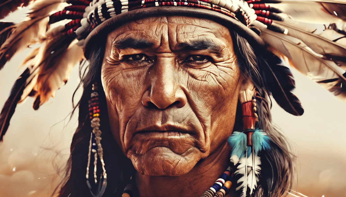 face native american - SeaArt AI