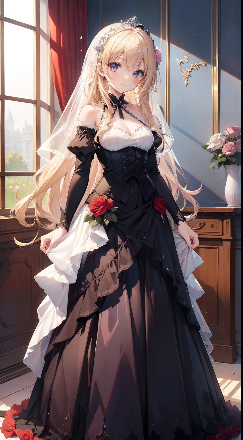 (( masterpiece)), (top-quality), (detaileds),4K resolution. 1 Girl Sharp Focus、a blond,Princess ...