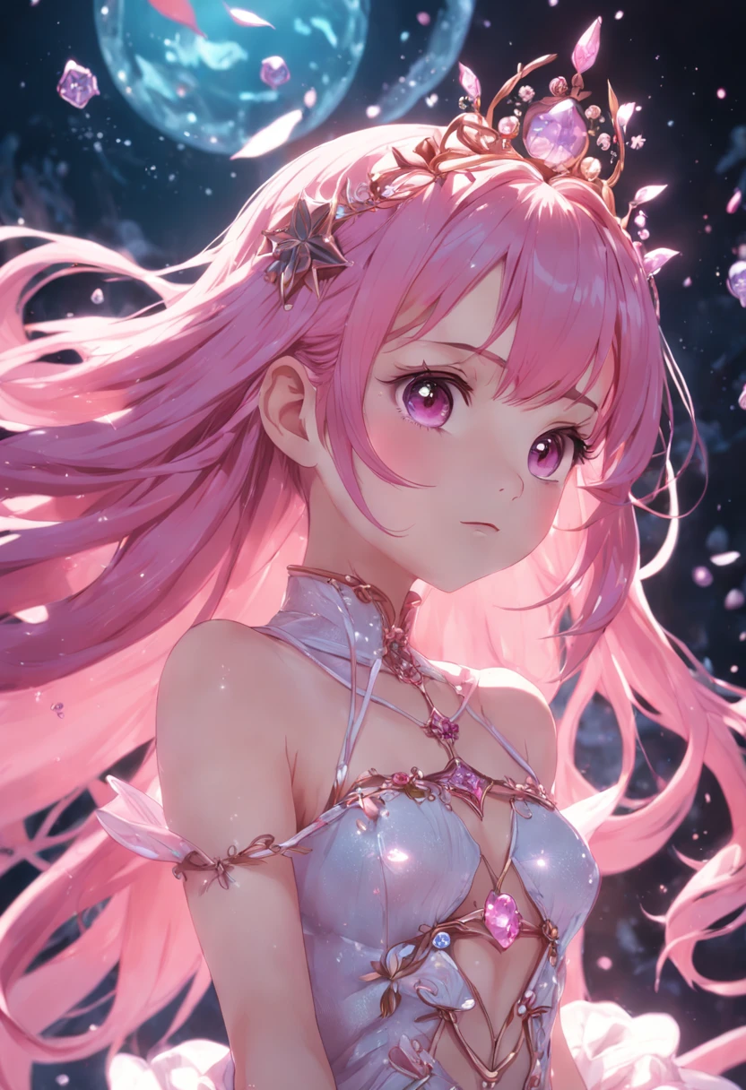 ACG 3D rendering,Pink hair, estrus, mermaid, exposed - SeaArt AI