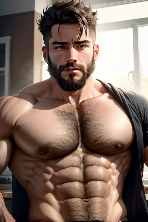 Male masculine muscular desire - SeaArt AI