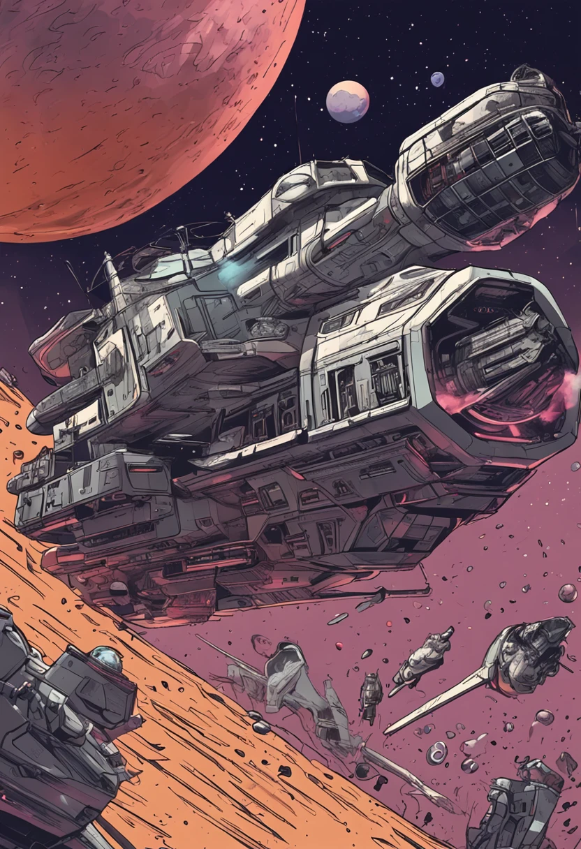 space ship - SeaArt AI