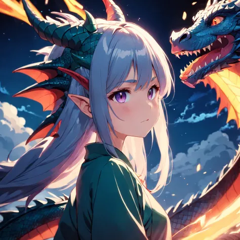 half dragon girl - SeaArt Al - Free Al Art Generator