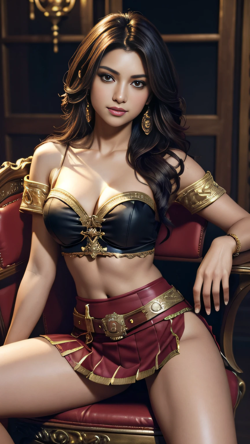 "((top-quality)), (( masterpiece)), (detaileds: 1.4), 3D Realistic Oil Painting , Sexy and ...