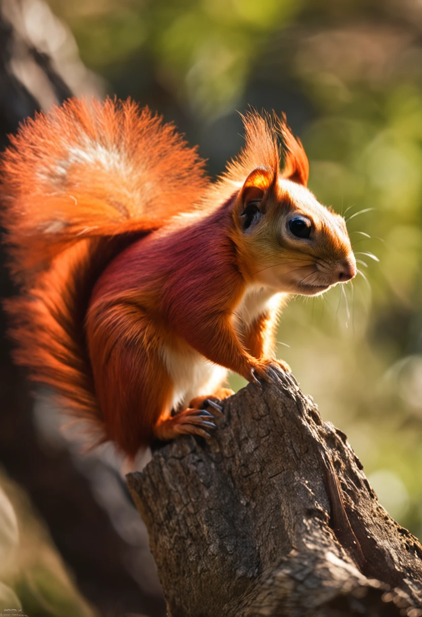 Flame Squirrel - SeaArt AI