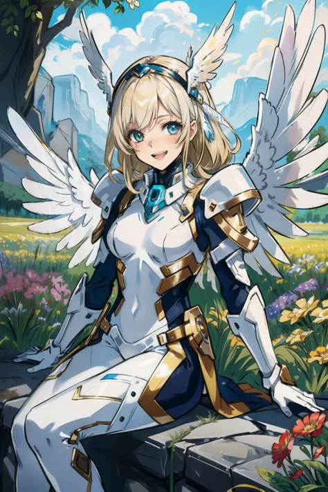 ( master piece, Best Quality), Intricate details, valkyrie, kawaii ...