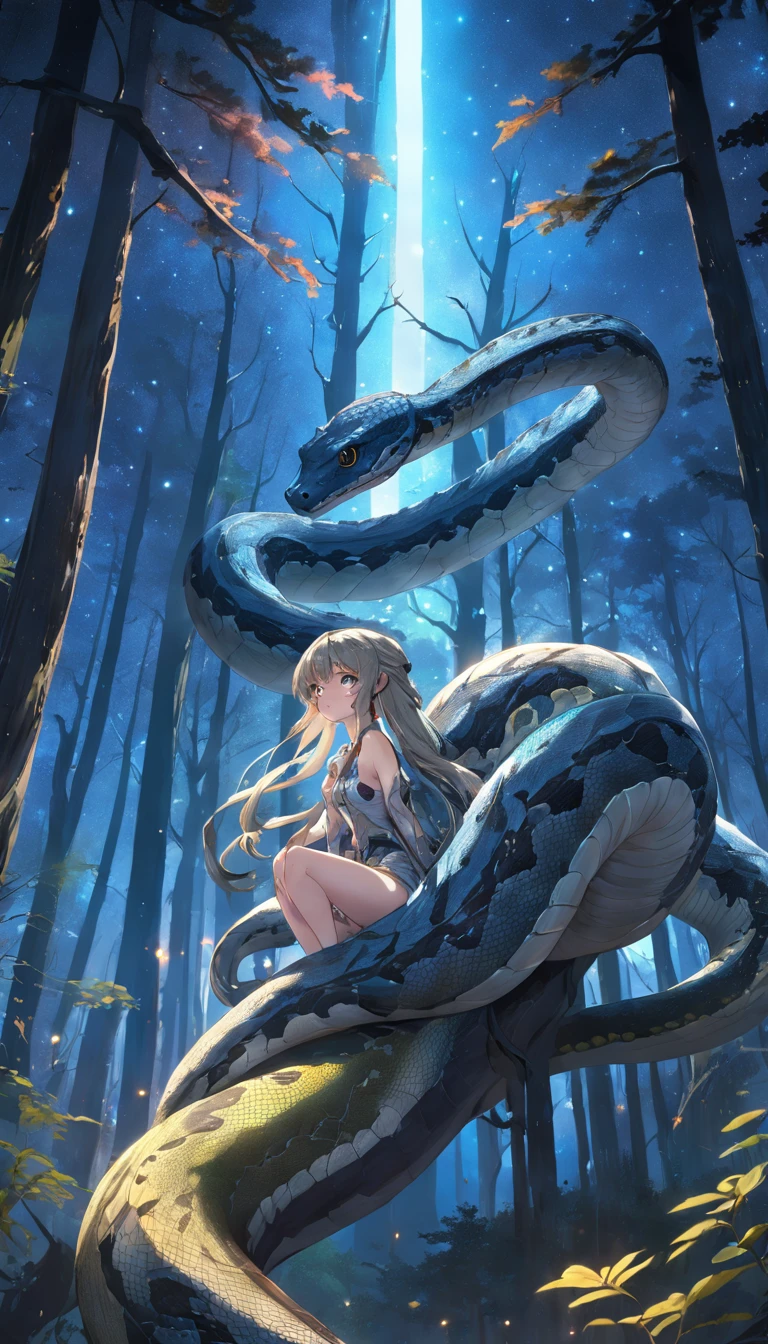 (Forest python:1.5), (extremely detailed CG unity 16k wallpaper:1.1 ...