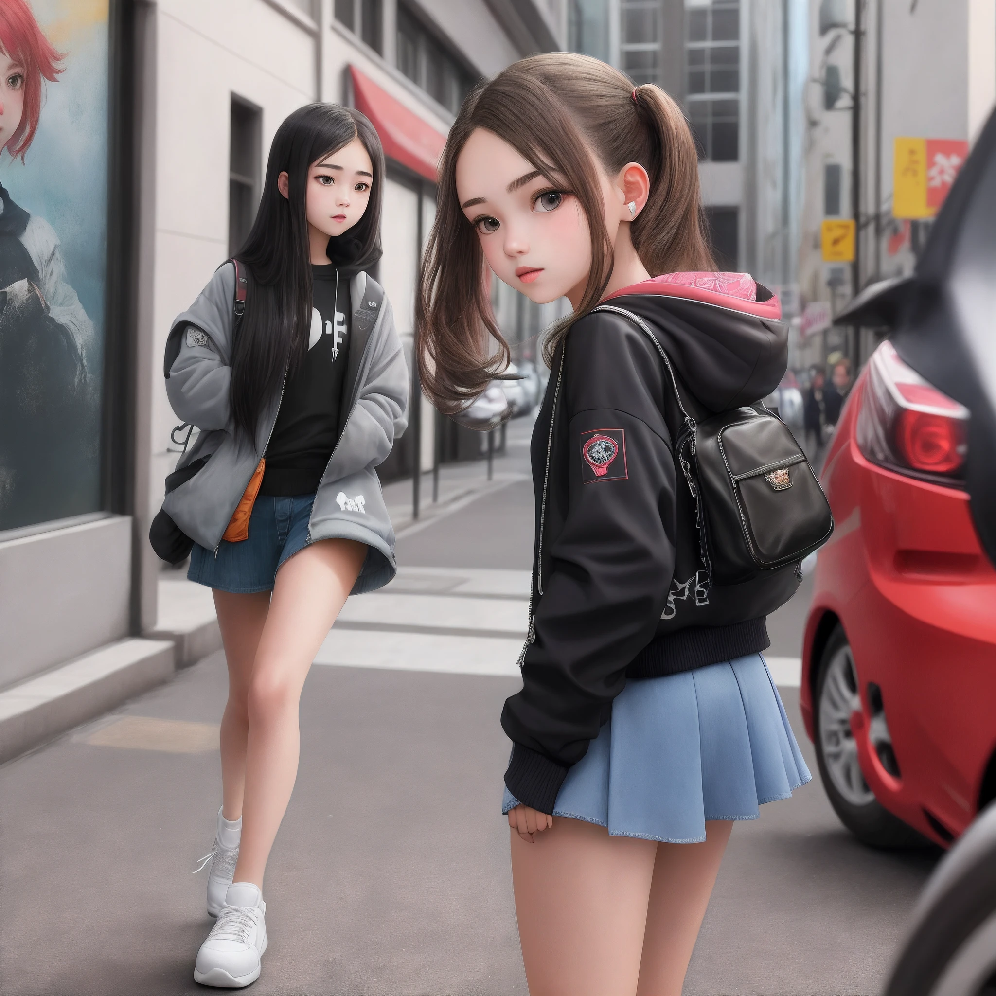 teens girl - SeaArt AI