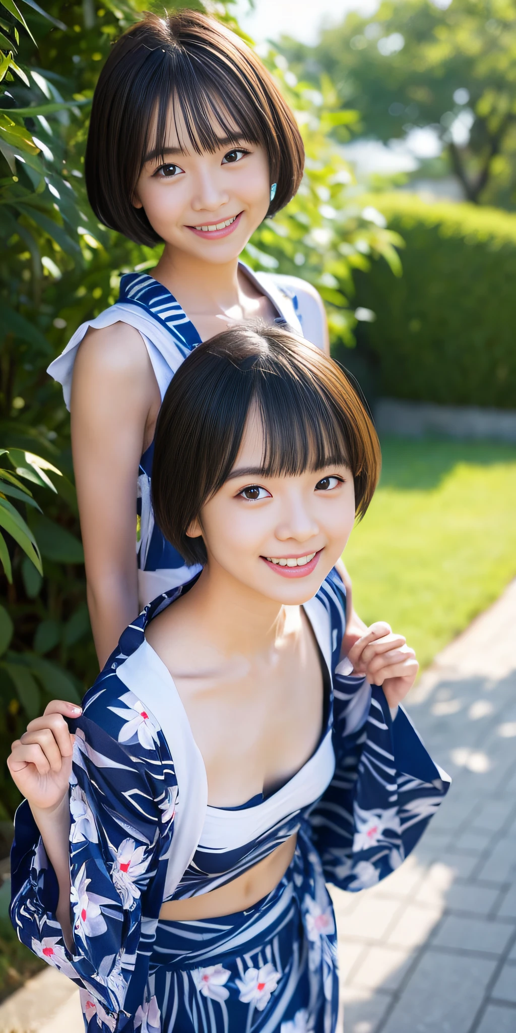 neat college girl、petite perso - SeaArt AI