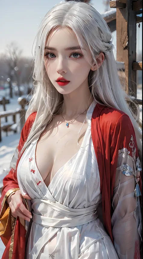 DA_SnowRedDress雪中佳人 - SeaArt AIモデル