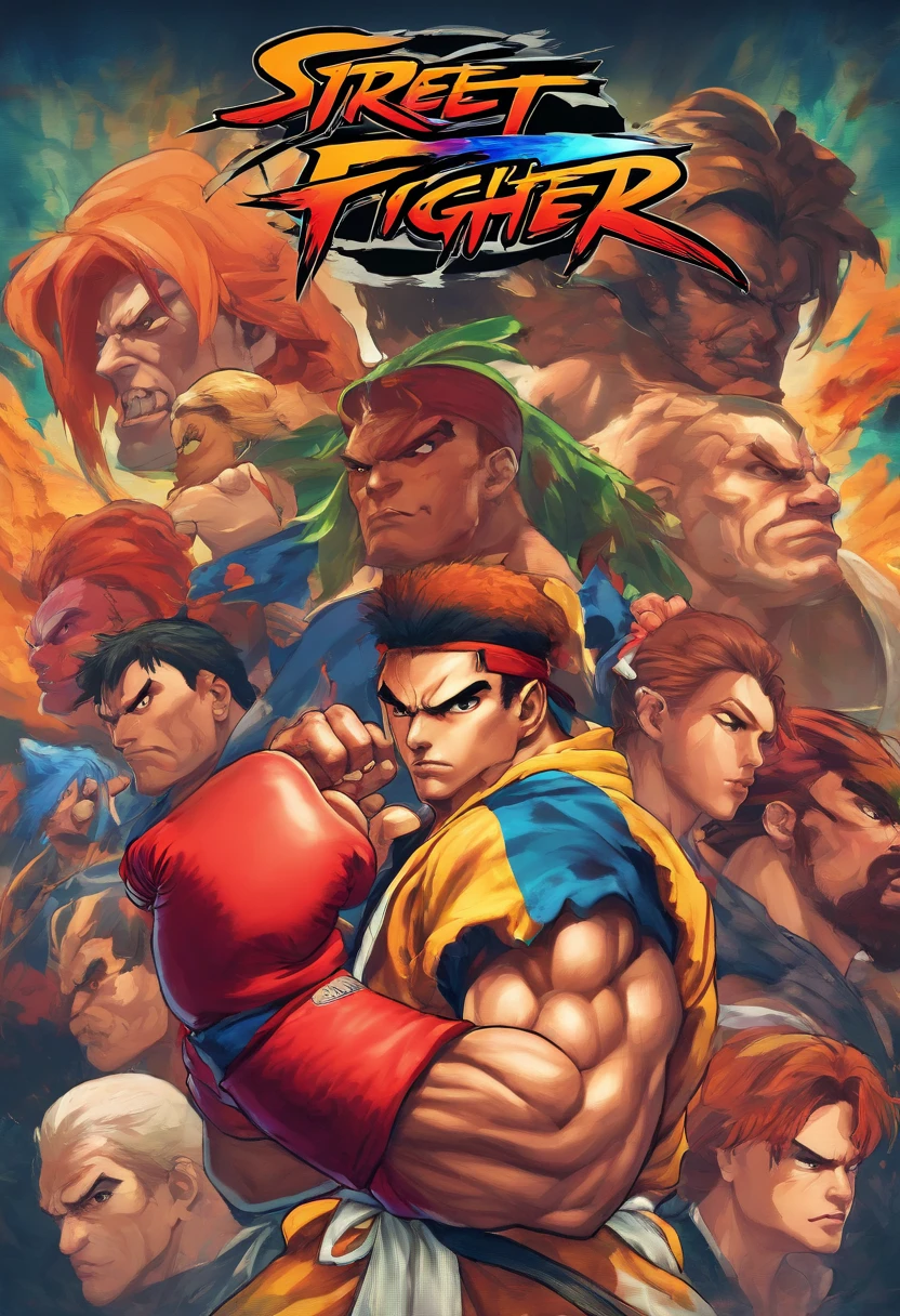 Street fighter 4 - SeaArt AI