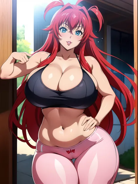 Highschool dxd, Rias Gremory, 1girl, (((bimbo))), puffy lips - SeaArt AI