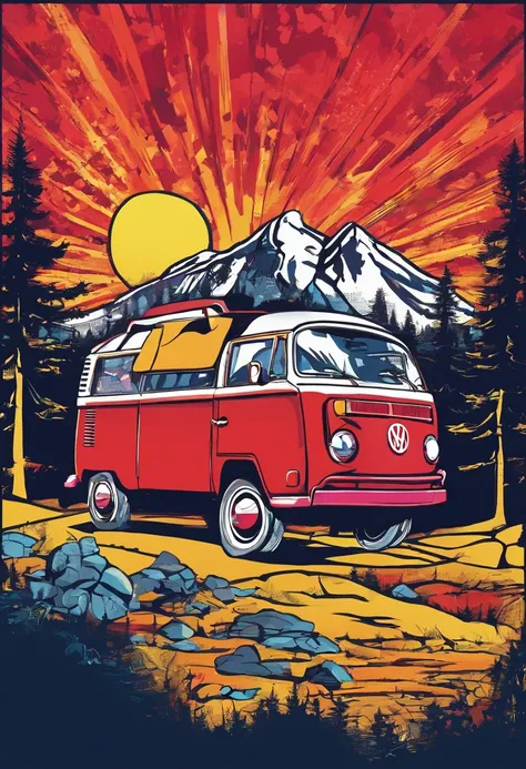 Ready-to-print vector t-shirt art colorful graffiti illustration of a ...