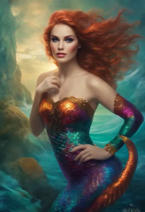 sexy mermaid - SeaArt Al - Free Al Art Generator