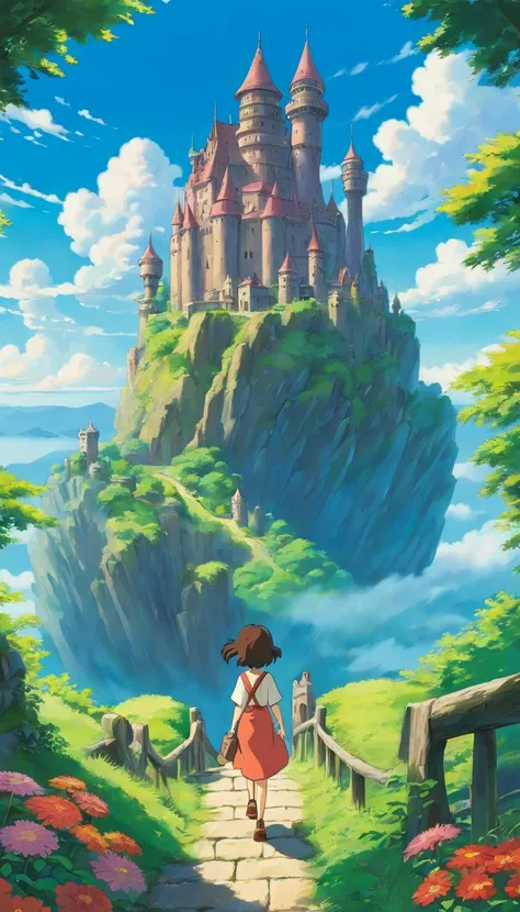 Castle in the Sky - SeaArt AI
