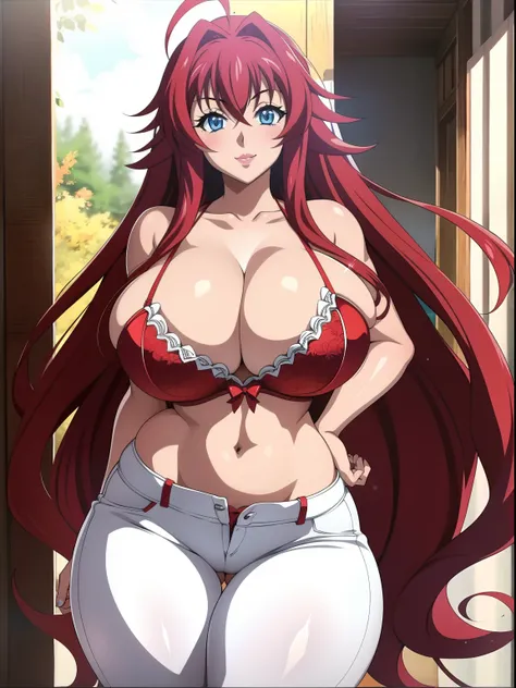Highschool dxd, Rias Gremory, 1girl, (((bimbo))), blue eyes - SeaArt AI