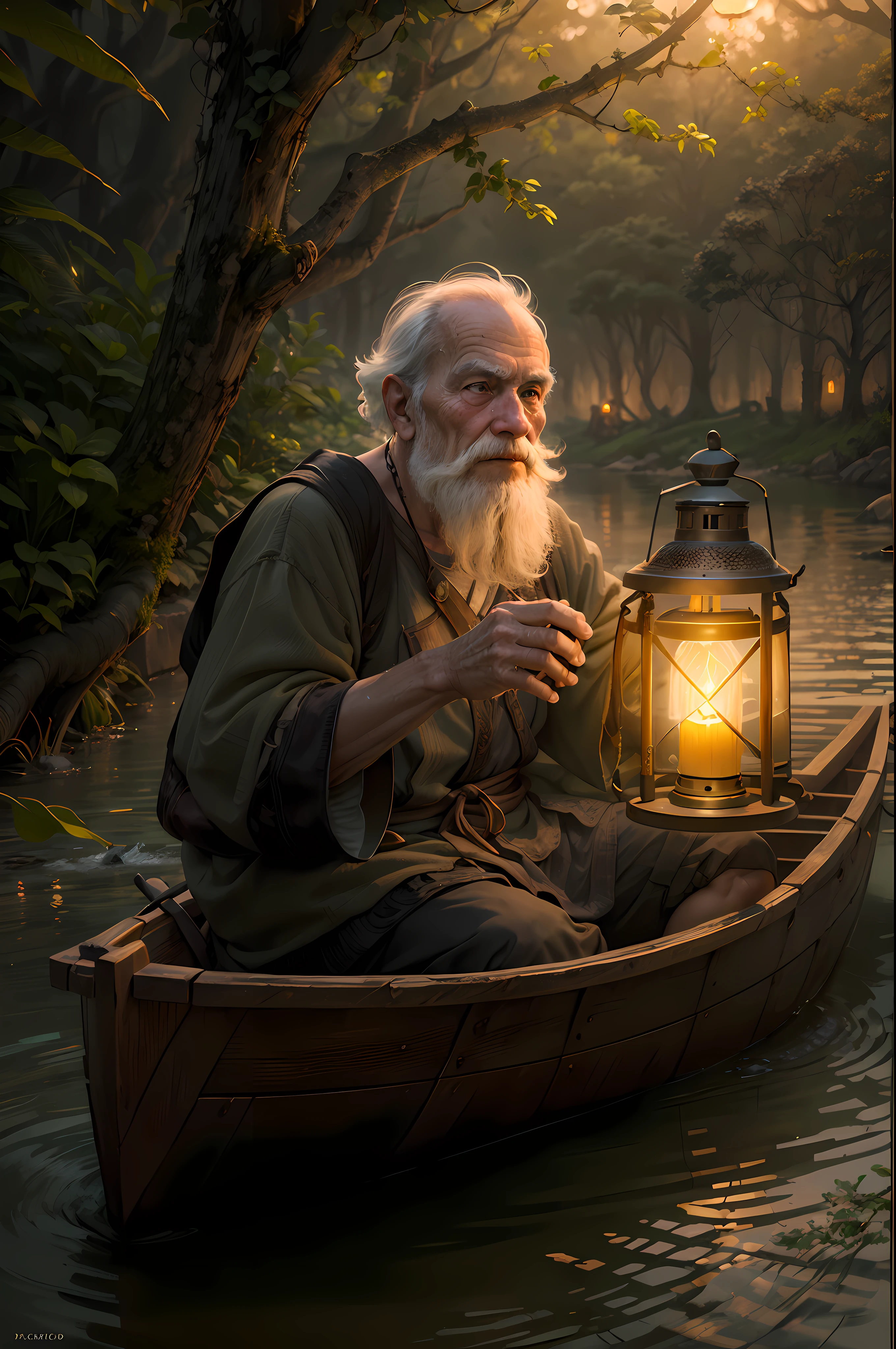 a captivating and emotive image from a fantasy world with a touch of ...