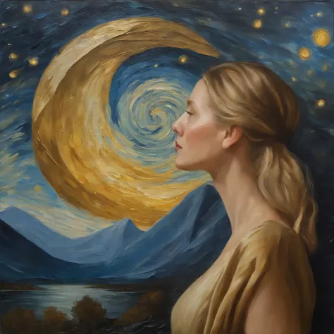 Coarse brushstrokes and wet paint，Fibonacci，the golden ratio，Melted wax ...