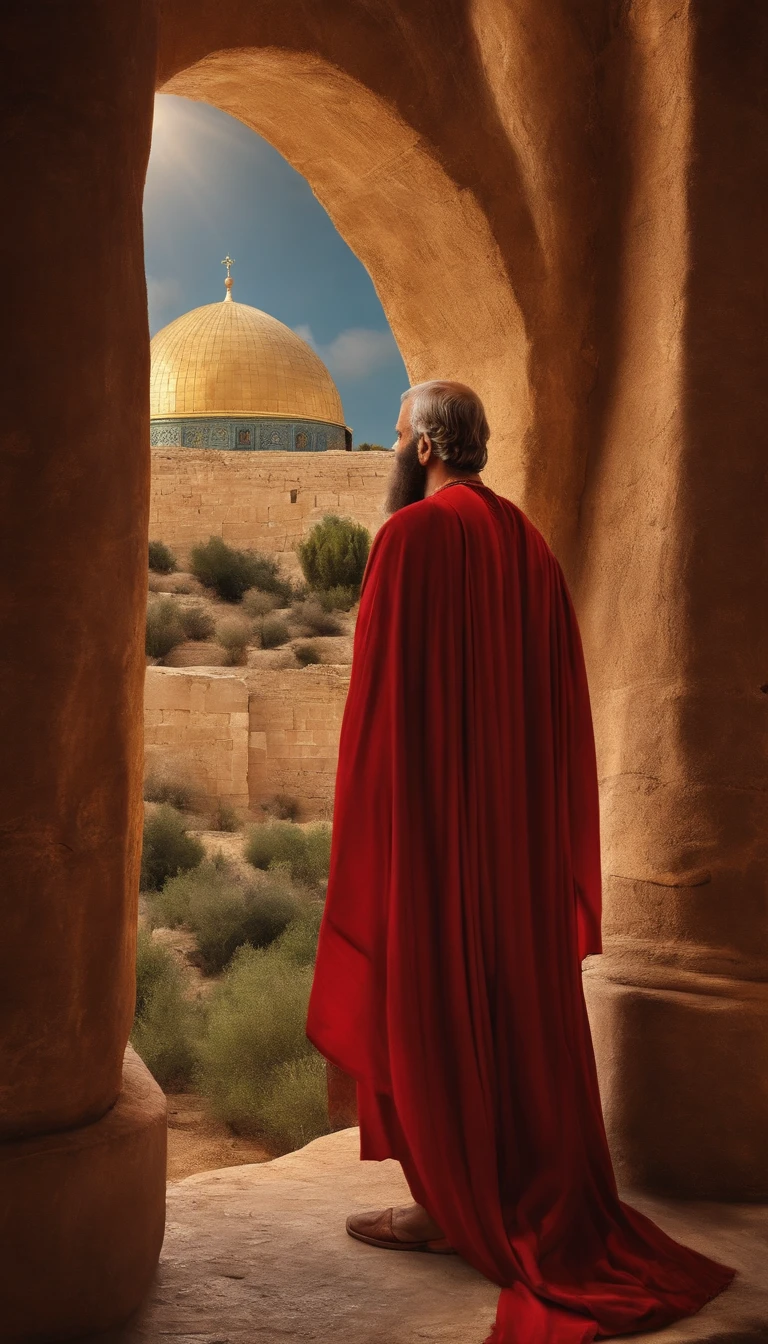 The apostle Paul looked at the screen, roupas compridas, Religion, Ultra foto realsisim, Israel ...