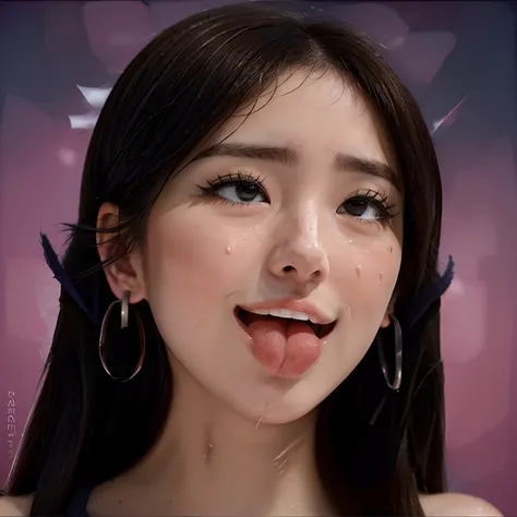 (1girl), (sticking out her tongue out), (tongue), ultra high res, photorealistic - SeaArt AI