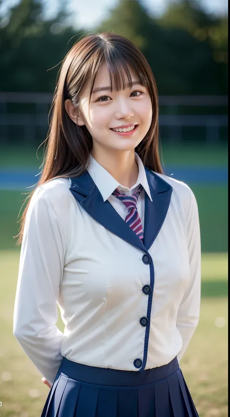 バス停近くの女の子,止まったバス,長袖の学生服,ランドセル,18歳 - SeaArt AI